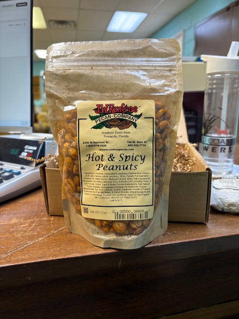 Hot & Spicy Peanuts 12oz. – J.W. Renfroe Pecan Company